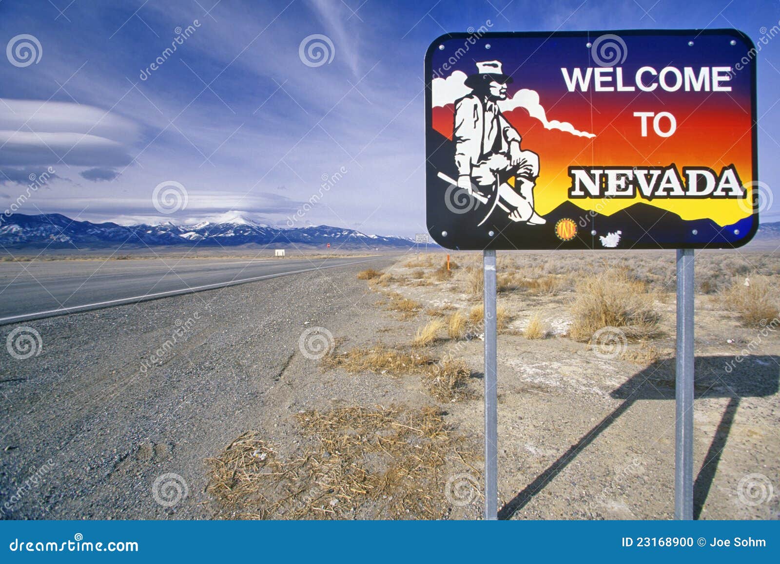 Welcome to Nevada Sign stock photo. Image of color, government - 23168900