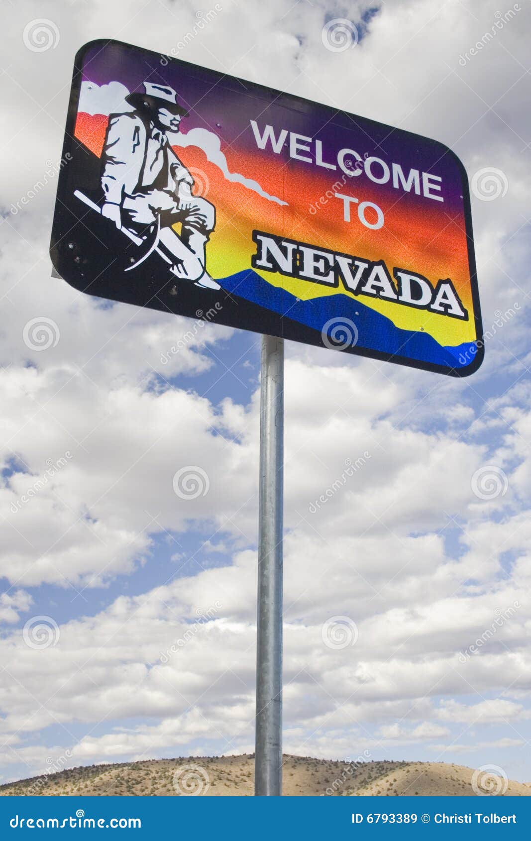 Welcome To Nevada Road Sign Royalty-Free Stock Photography ...