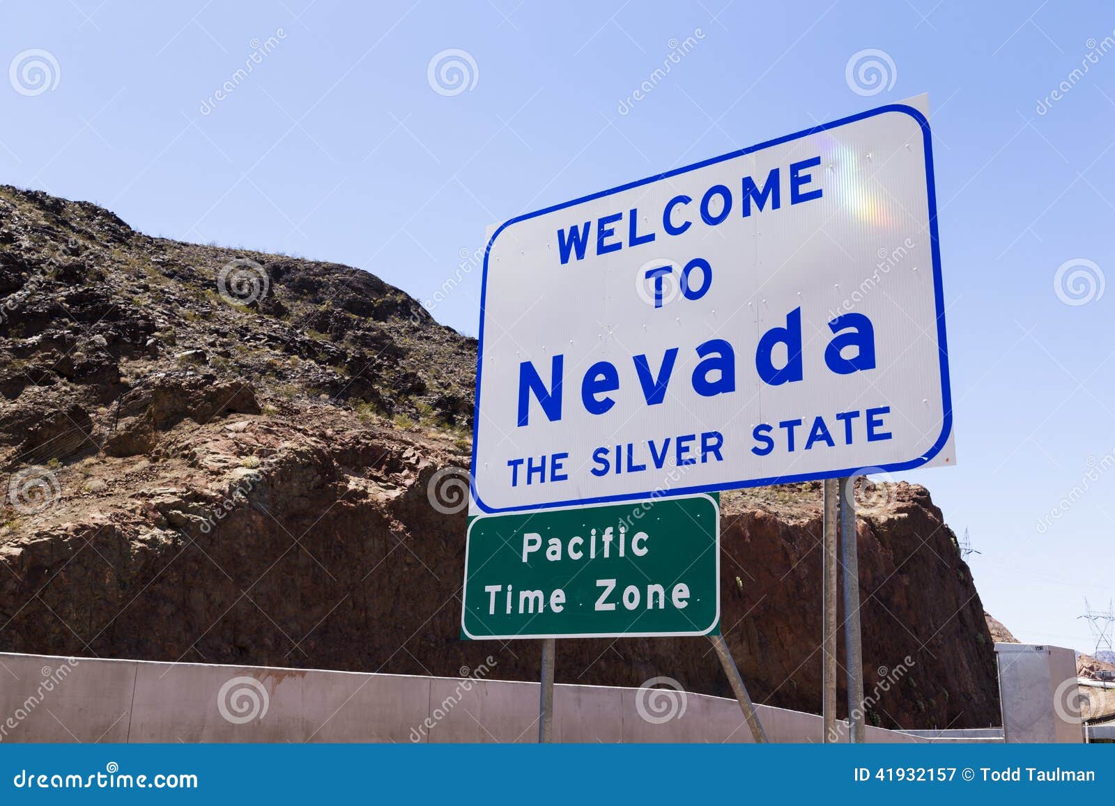 Welcome to Nevada stock image. Image of tourism, sign - 41932157
