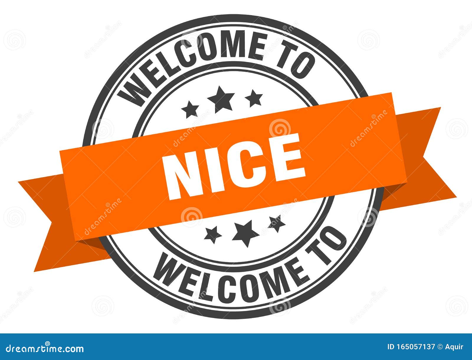 Welcome To Nice. Welcome To Nice Isolated Stamp Stock Vector ...