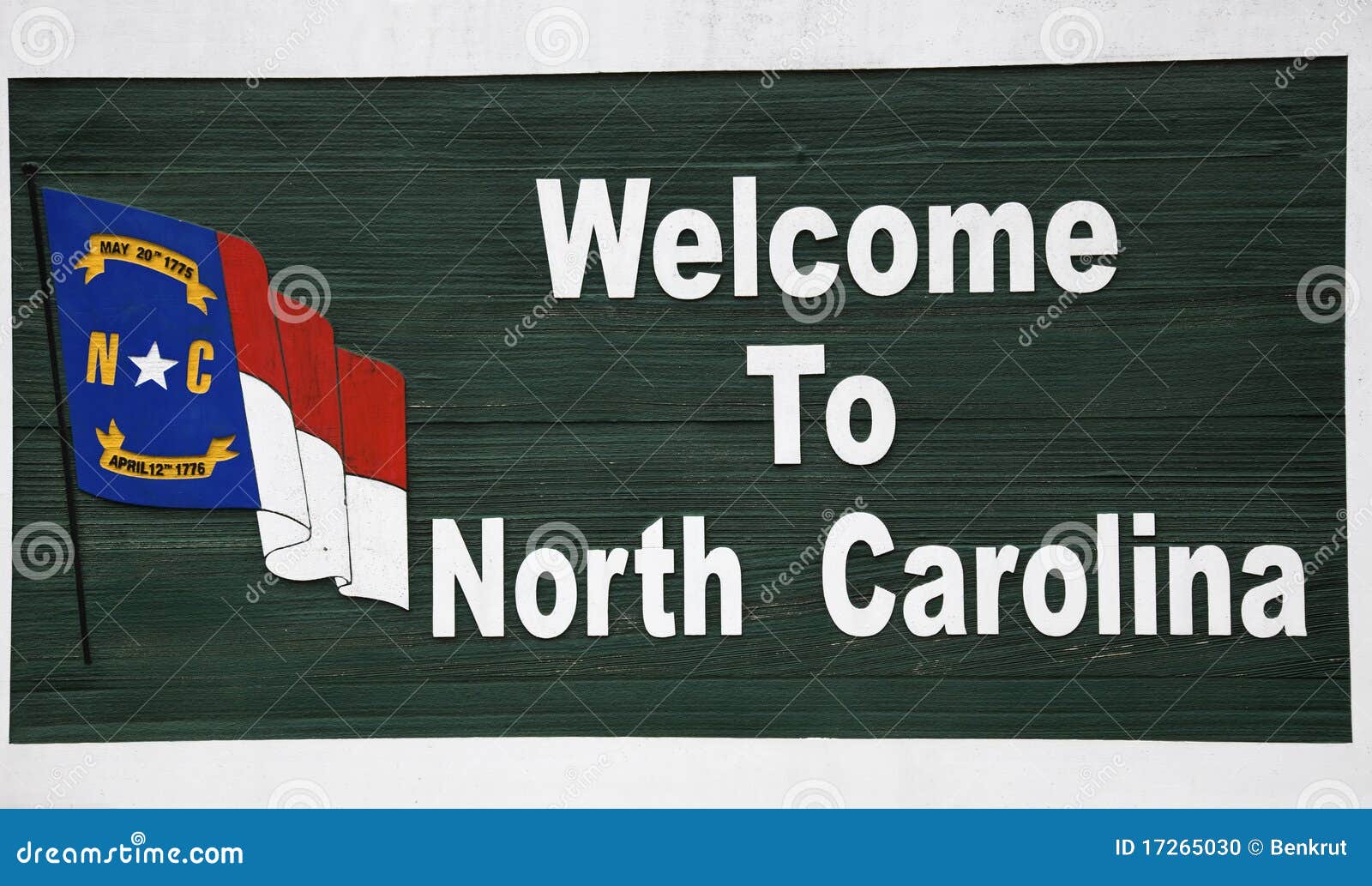 Welcome to North Carolina stock photo. Image of border - 17265030