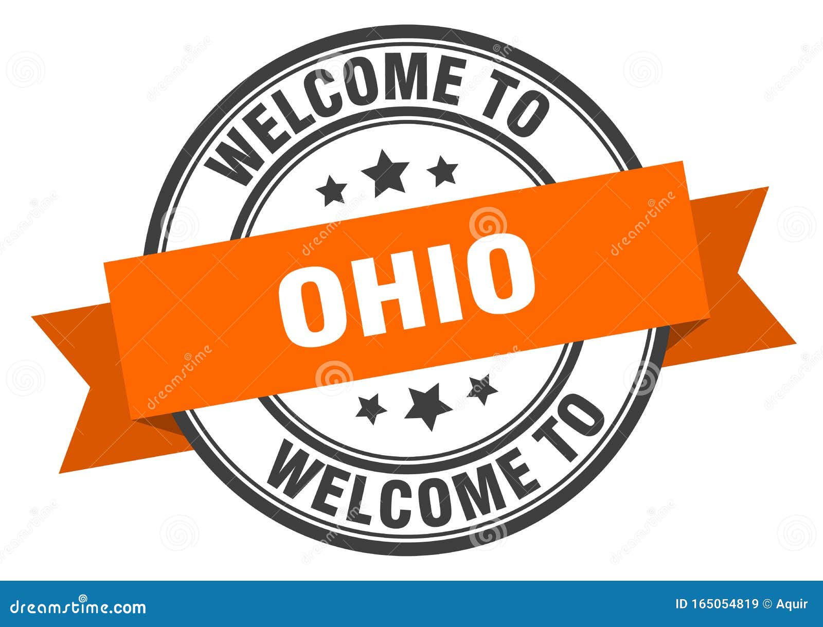 Welcome To Ohio. Welcome To Ohio Isolated Stamp Stock Vector ...