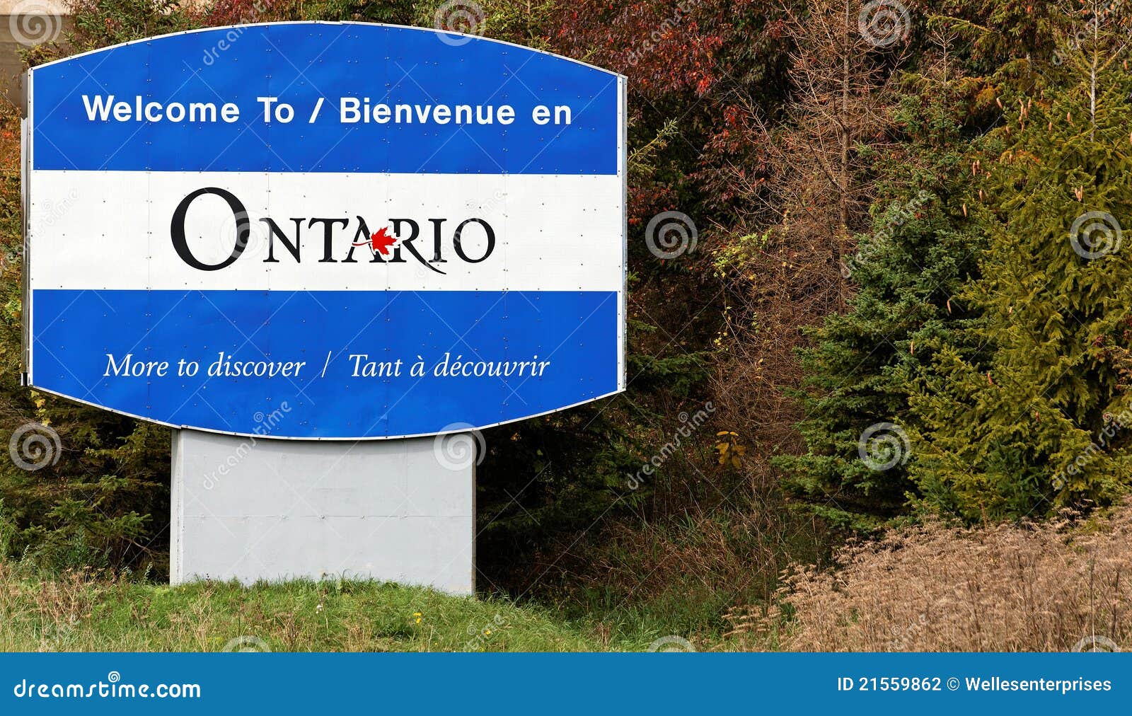 Welcome to Ontario stock photo. Image of tourism, travel - 21559862