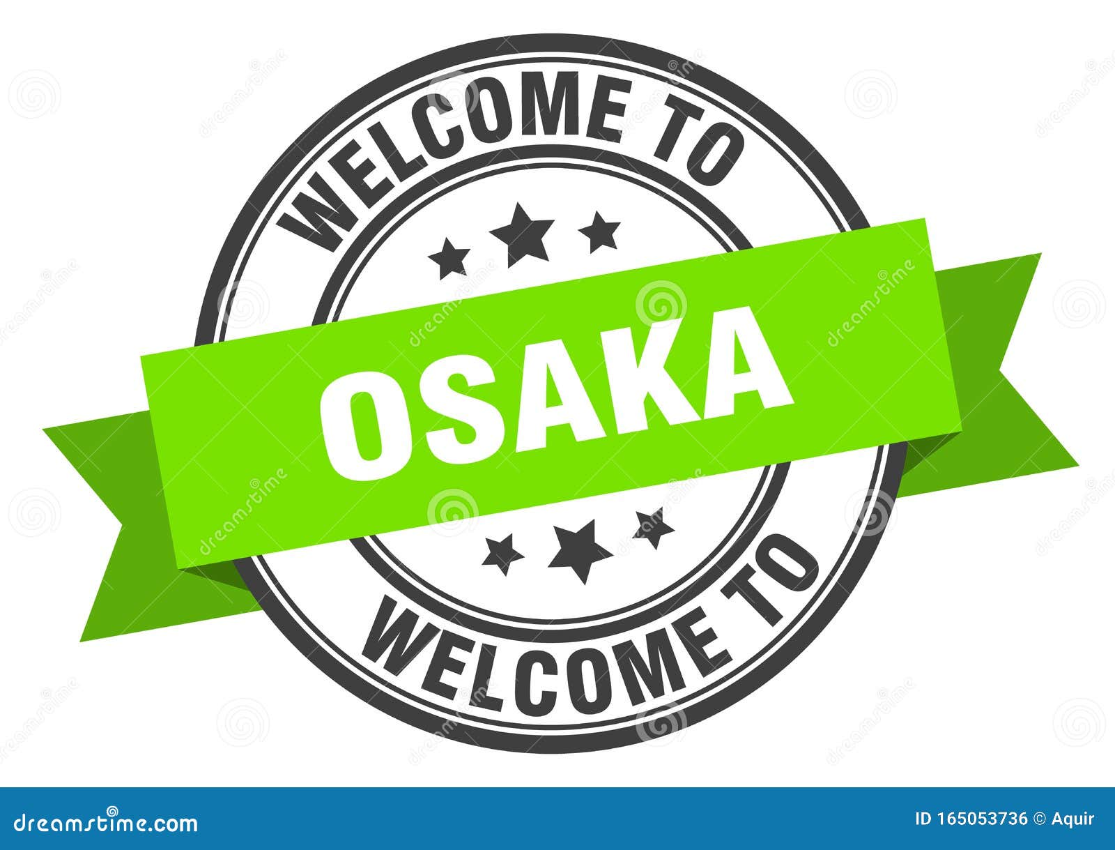 Welcome To Osaka. Welcome To Osaka Isolated Stamp Stock Vector ...