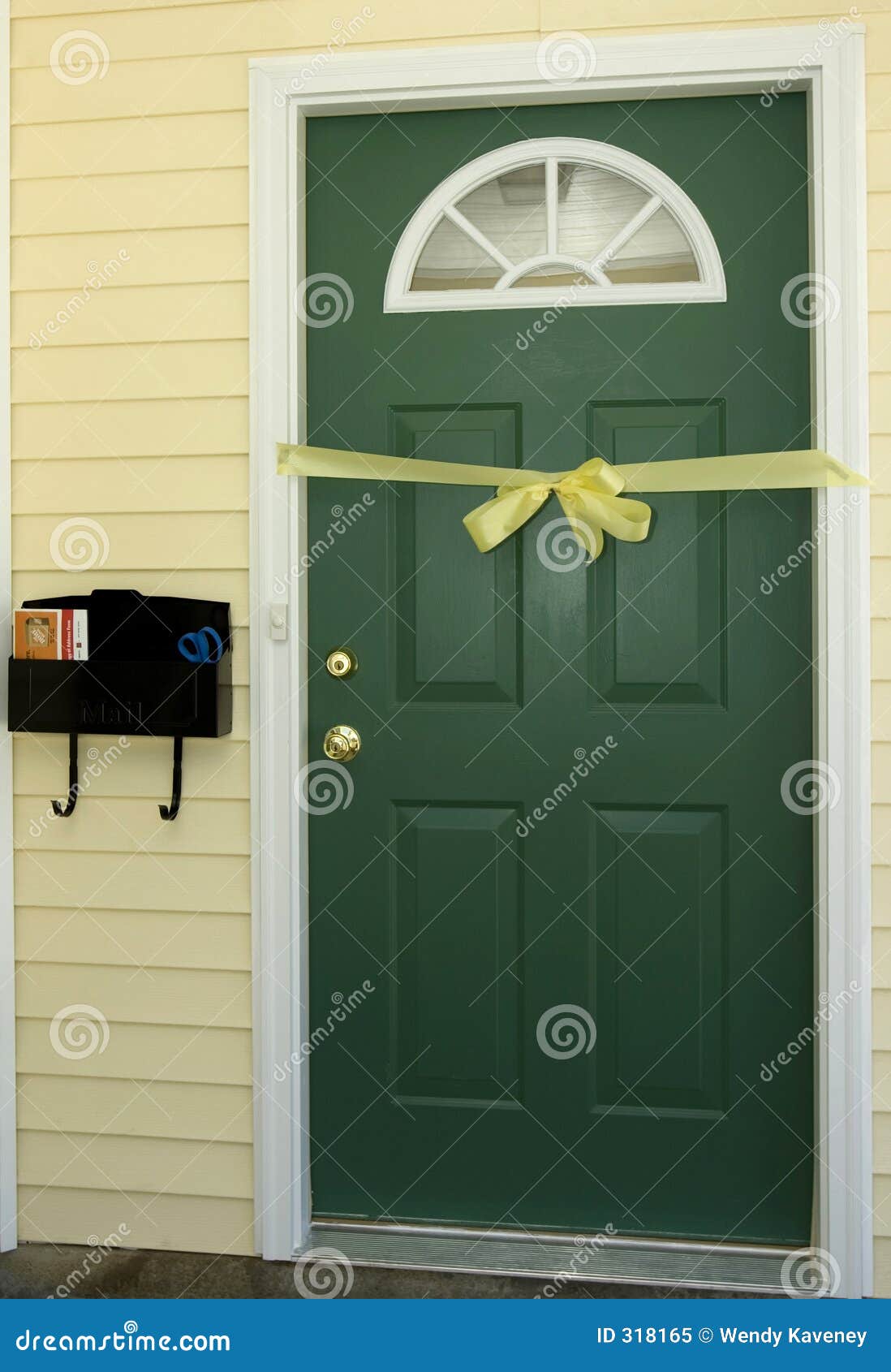 Welcome to our New Home stock image. Image of green, home - 318165