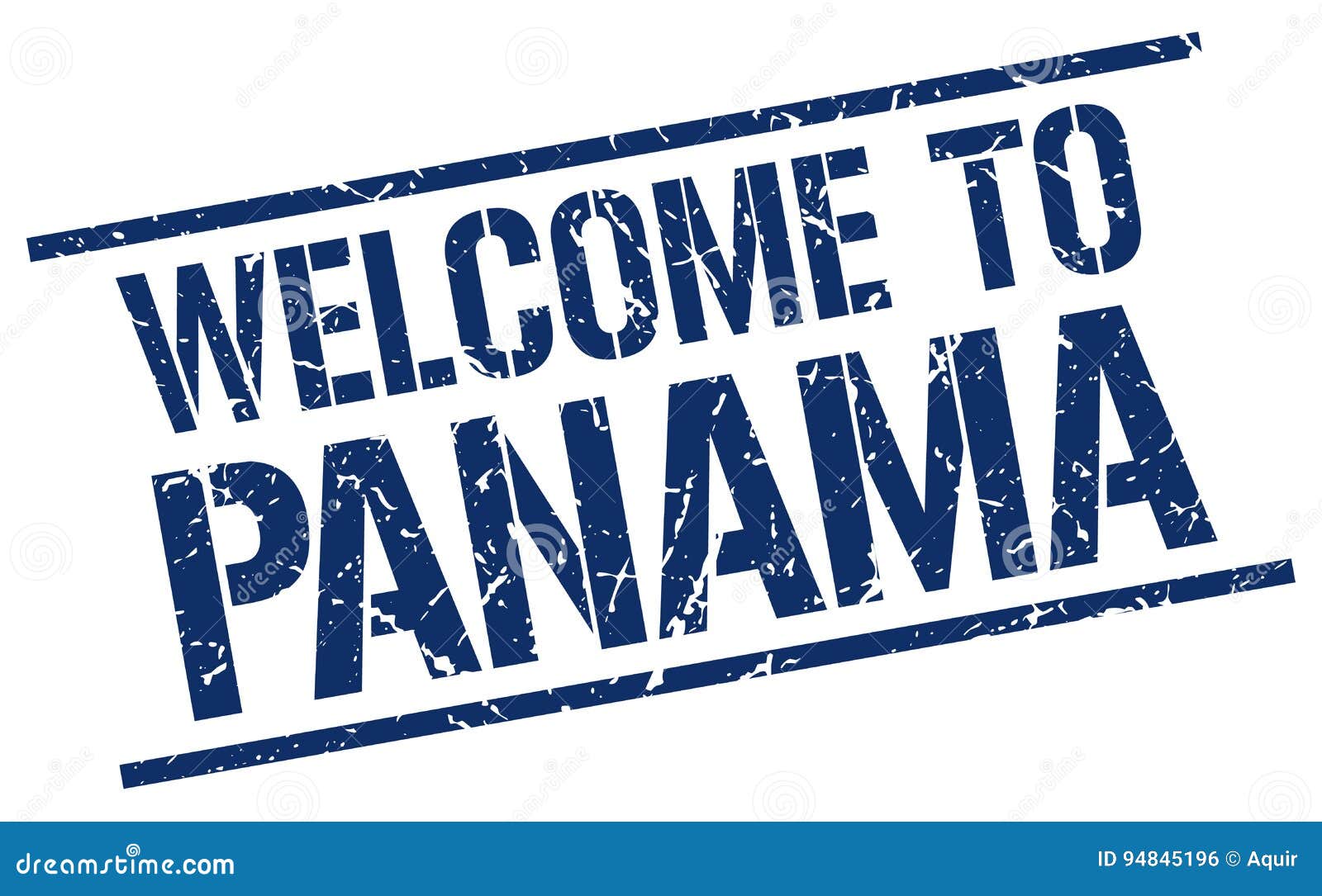 Welcome to Panama stamp stock vector. Illustration of background - 94845196