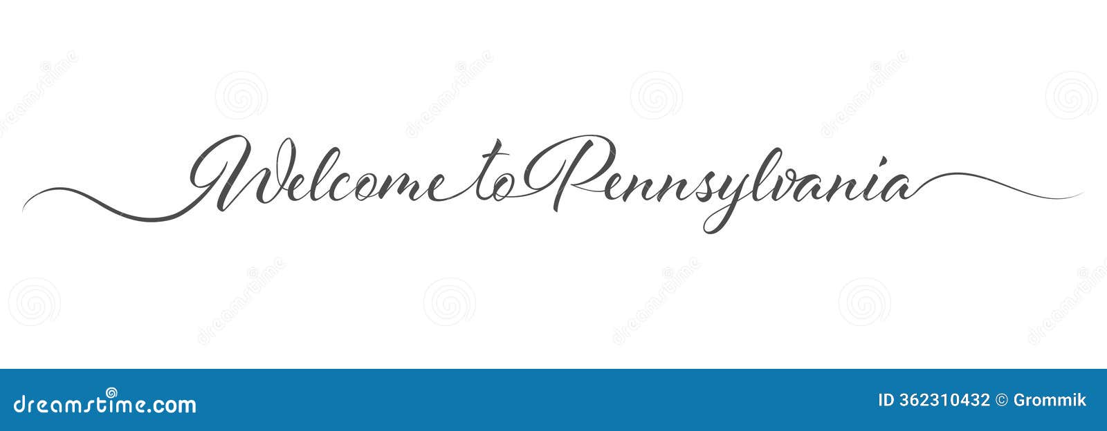 Pennsylvania Line Map Cartoon Vector | CartoonDealer.com #210665375