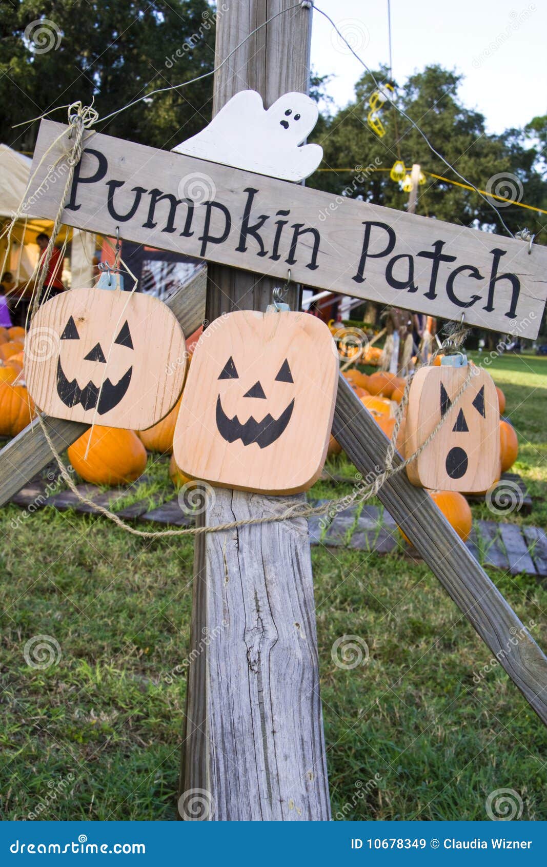 Welcome To the Pumpkin Patch Stock Image - Image of holiday, pumpkin ...