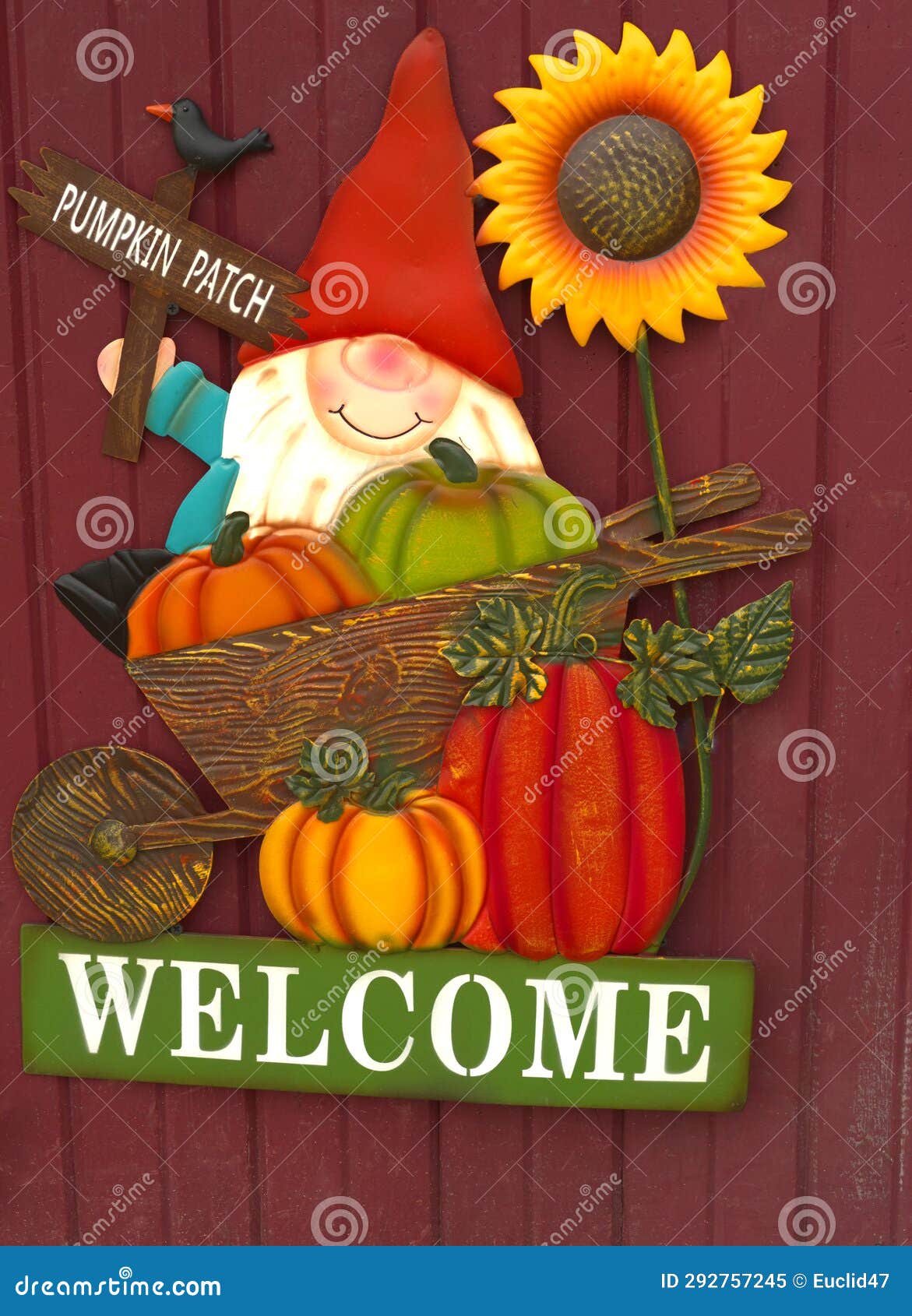 Welcome to pumpkin patch stock image. Image of harvest - 292757245