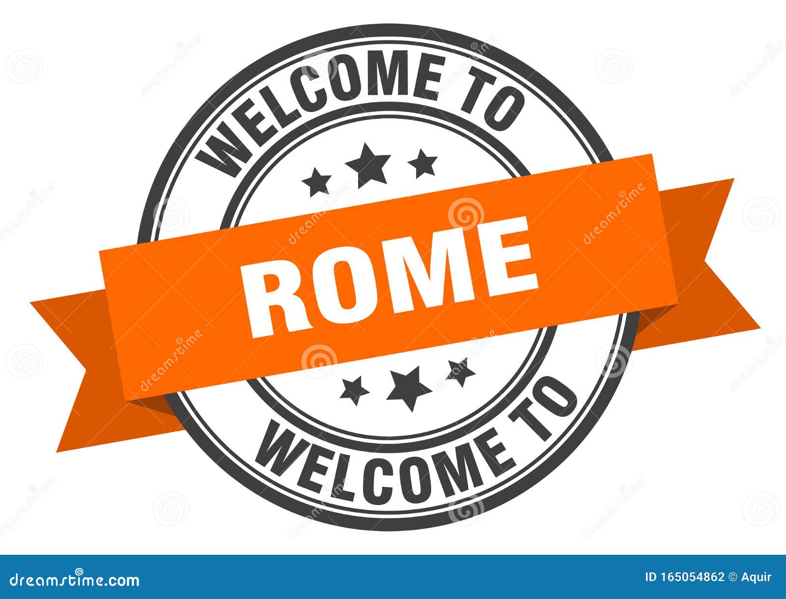 Welcome To Rome. Welcome To Rome Isolated Stamp Stock Vector ...