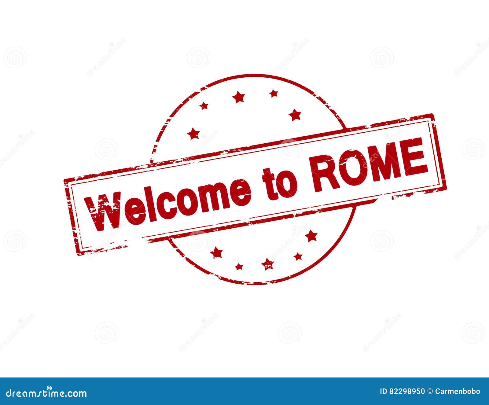 Welcome to Rome stock vector. Illustration of miscellaneous - 82298950