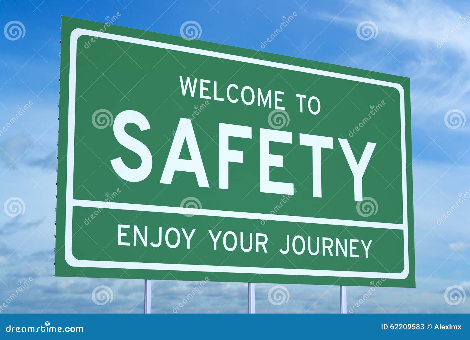 Welcome to Safety concept stock illustration. Illustration of ...
