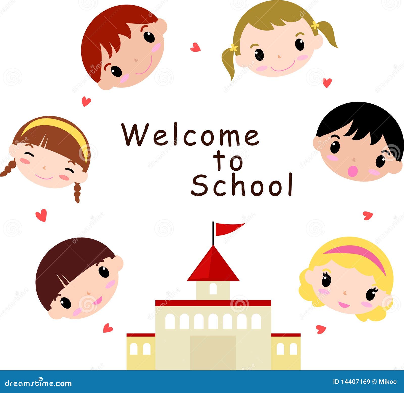 Welcome to school stock vector. Illustration of welcome - 14407169