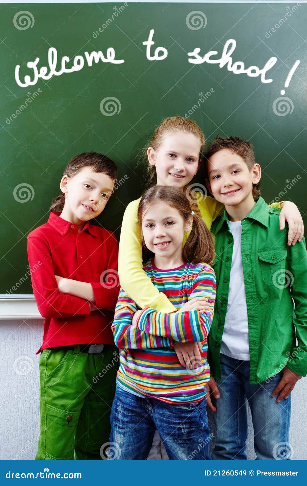 Welcome to school stock image. Image of female, friendship - 21260549