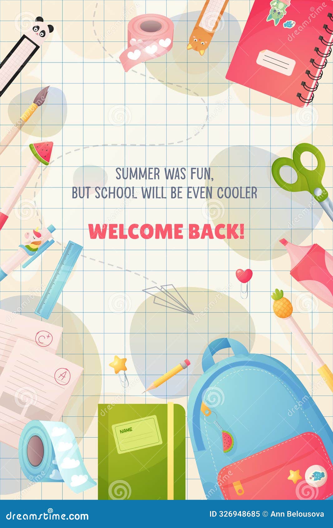 Welcome To School, To Study. Banner for University, School ...