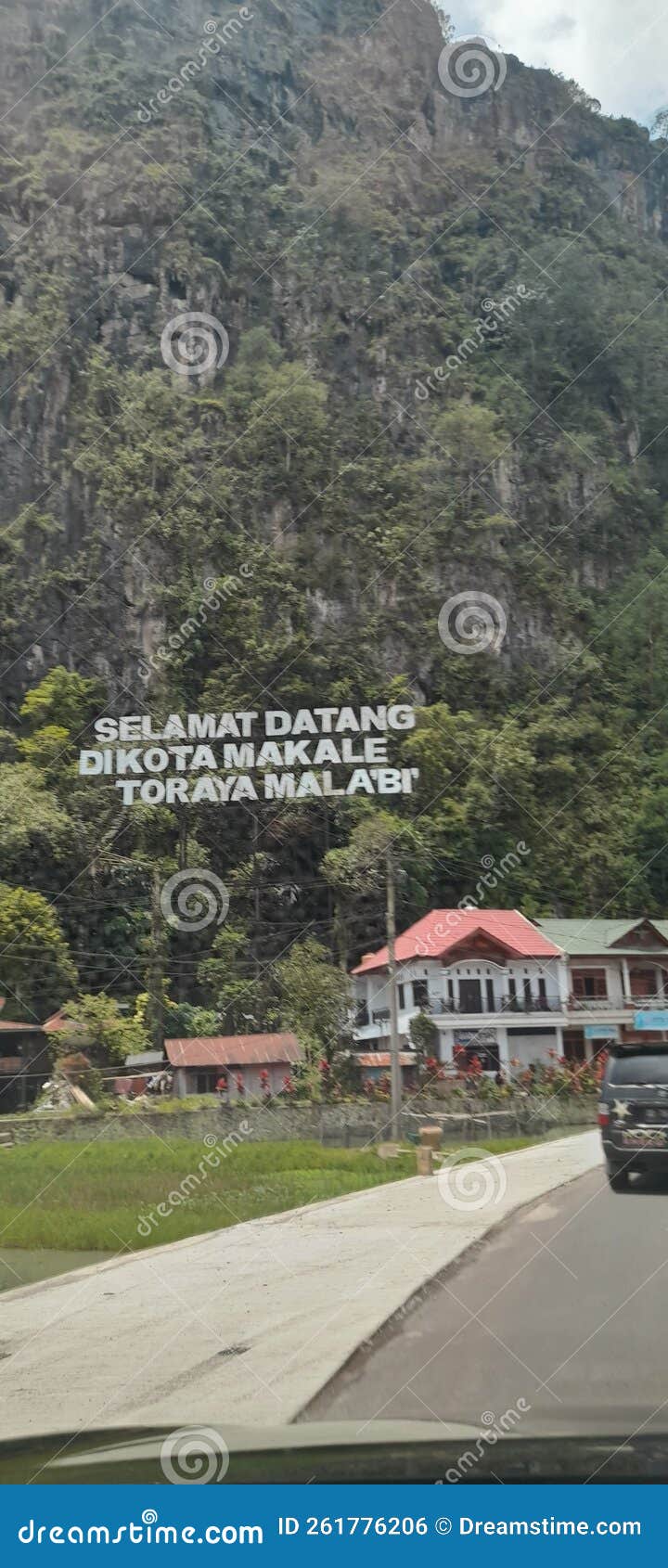 Welcome to tana toraja editorial photo. Image of waterway - 261776206