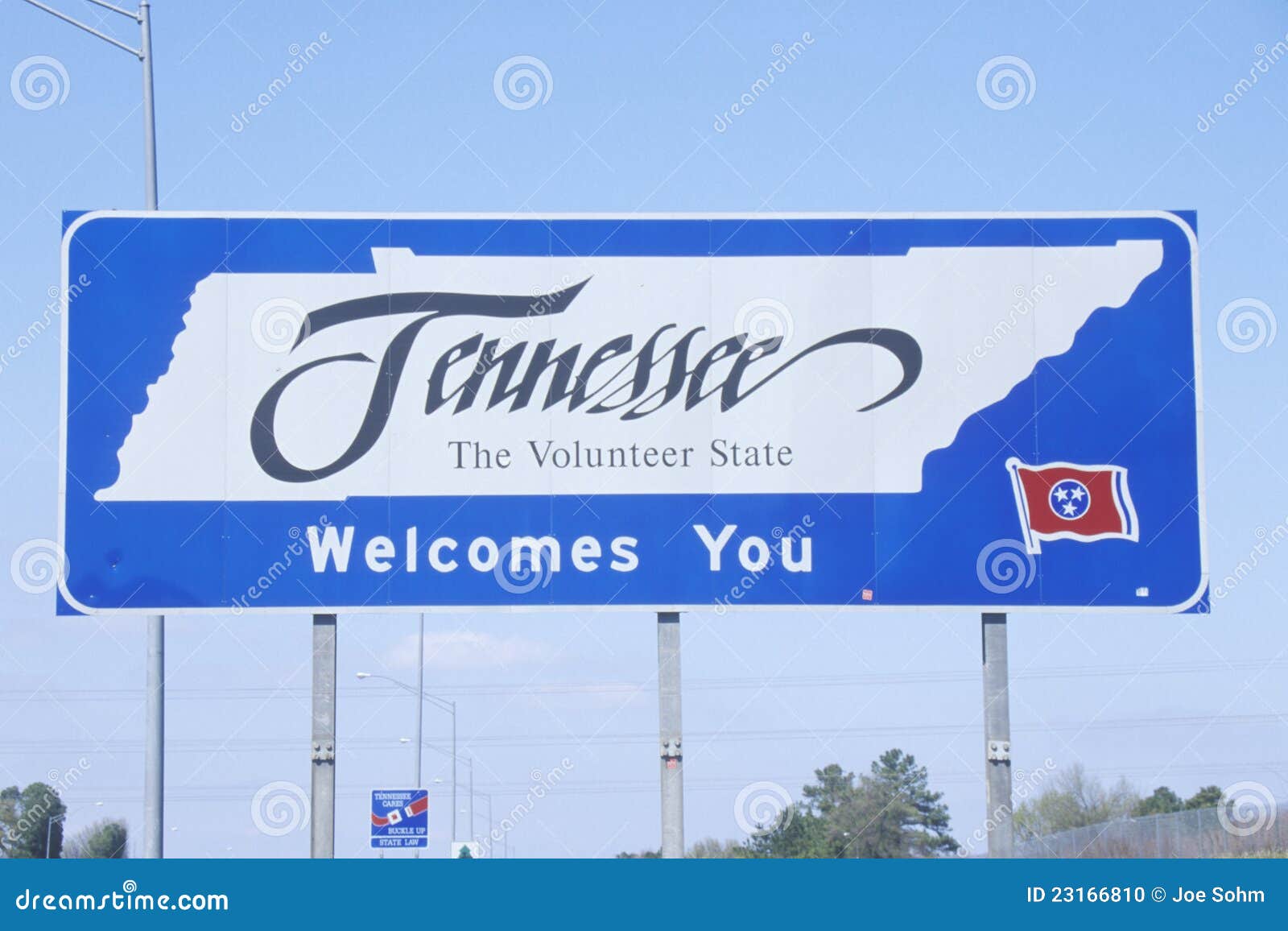 Welcome to Tennessee Sign stock photo. Image of states - 23166810
