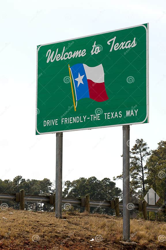 Welcome to Texas sign stock image. Image of horizontal - 51212781