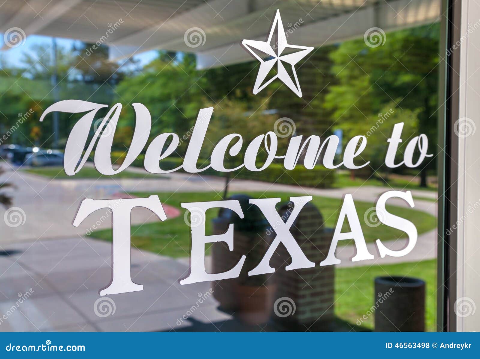 Welcome to Texas stock photo. Image of border, sign, poster - 46563498