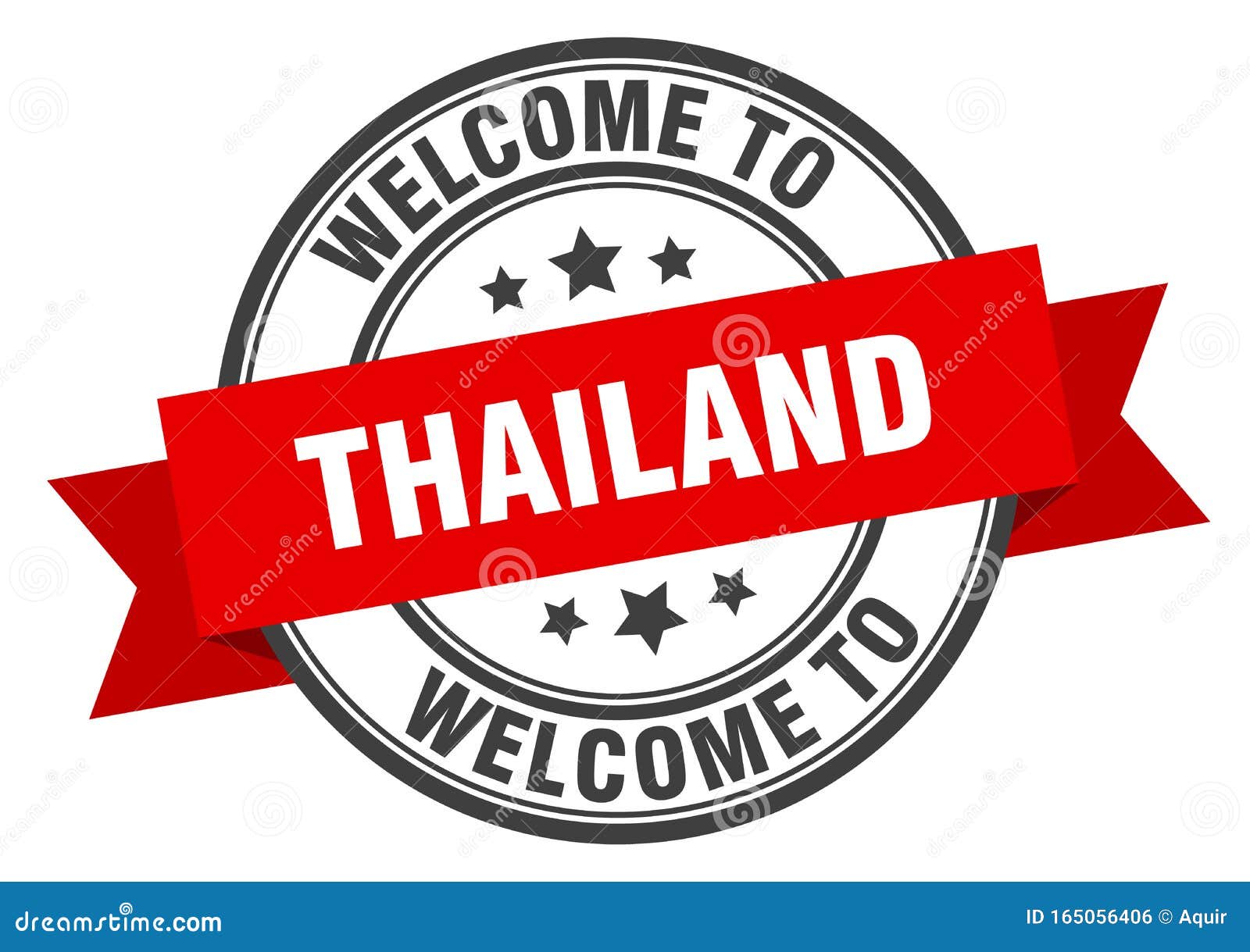 Welcome To Thailand. Welcome To Thailand Isolated Stamp Stock Vector ...
