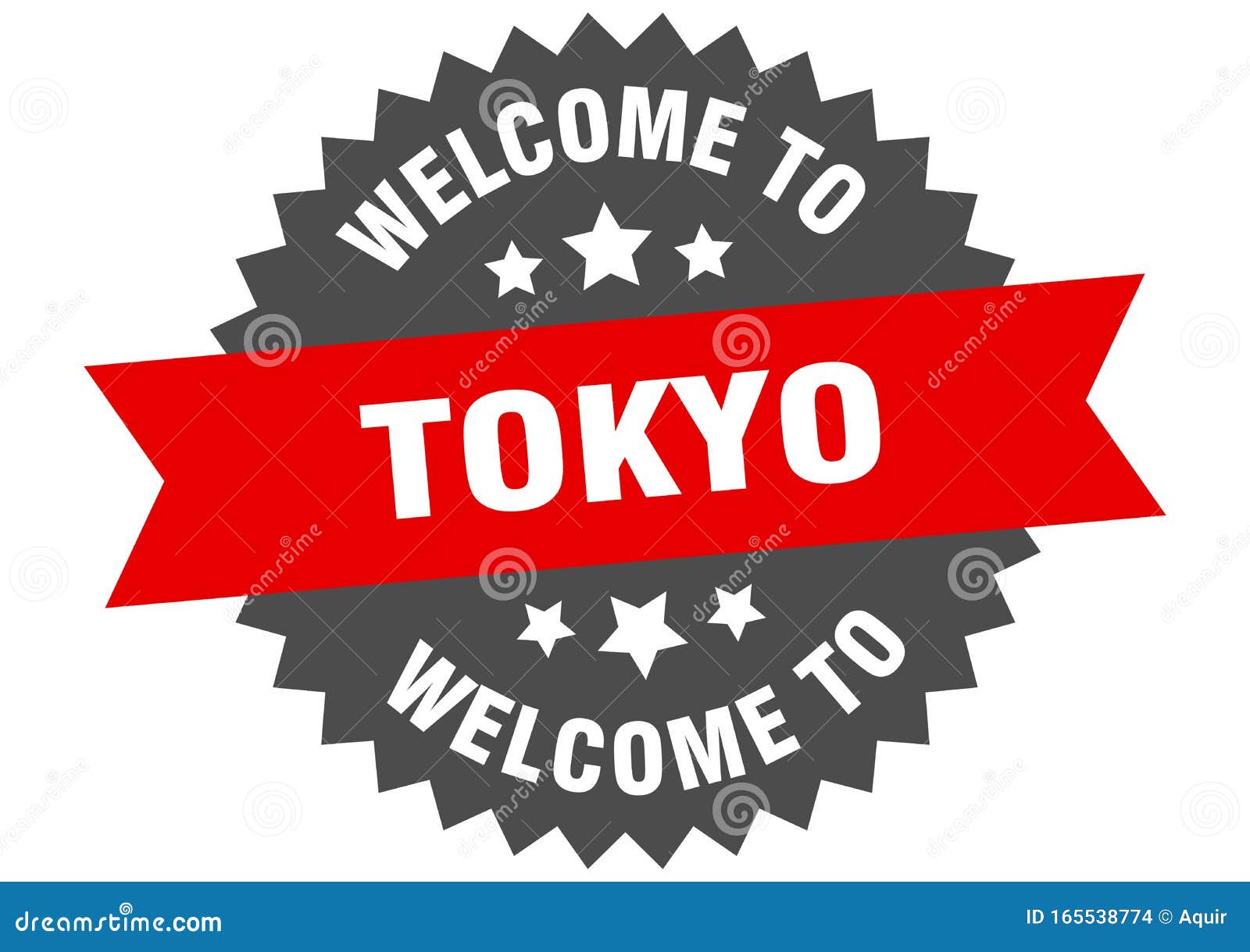 Welcome To Tokyo. Welcome To Tokyo Isolated Sticker Stock Vector ...