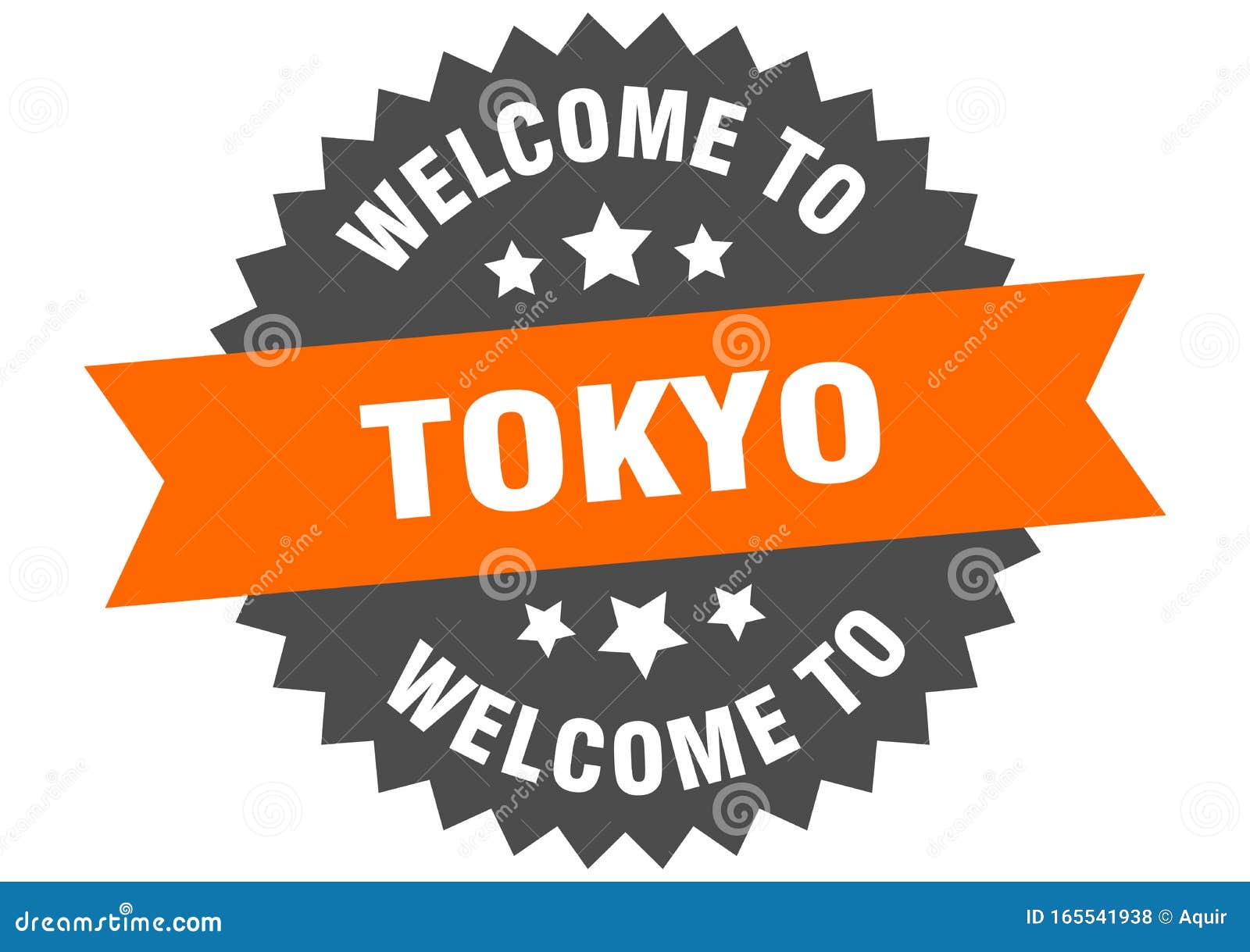 Welcome To Tokyo. Welcome To Tokyo Isolated Sticker Stock Vector ...