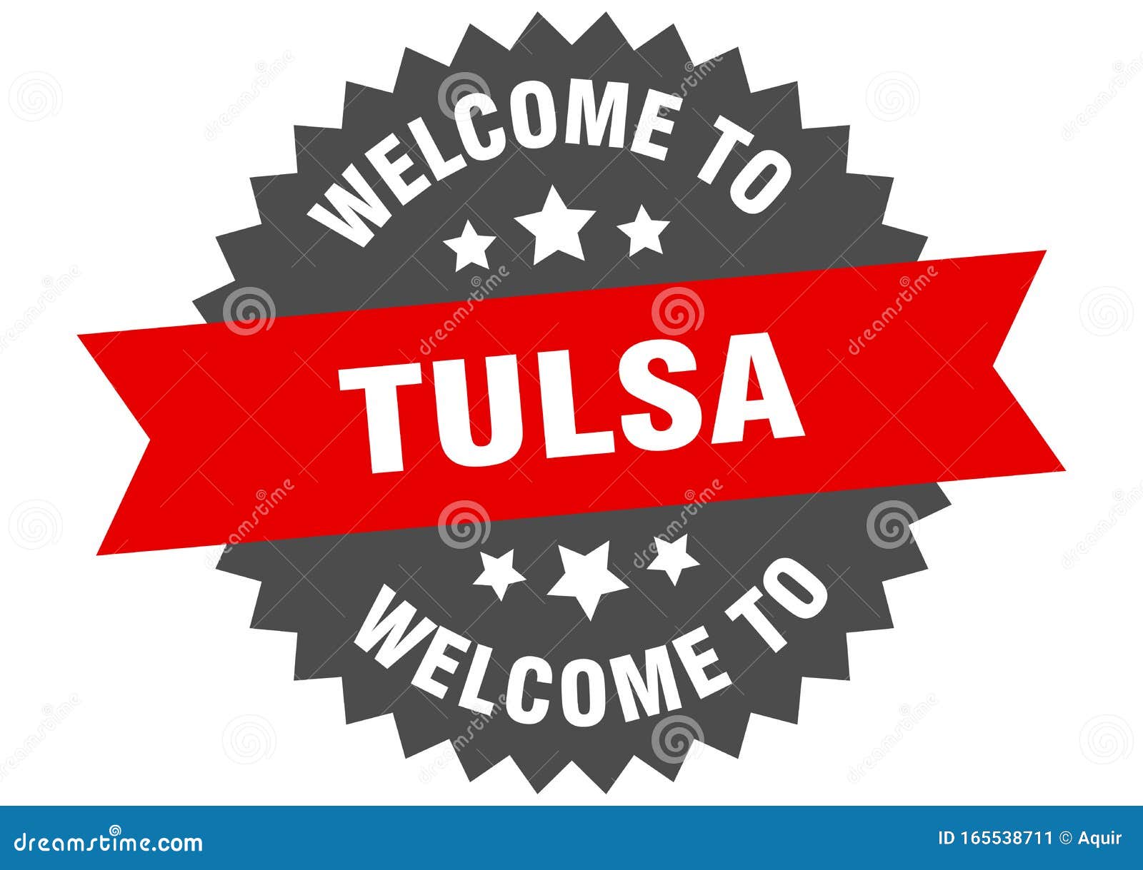 Welcome To Tulsa. Welcome To Tulsa Isolated Sticker Stock Vector ...