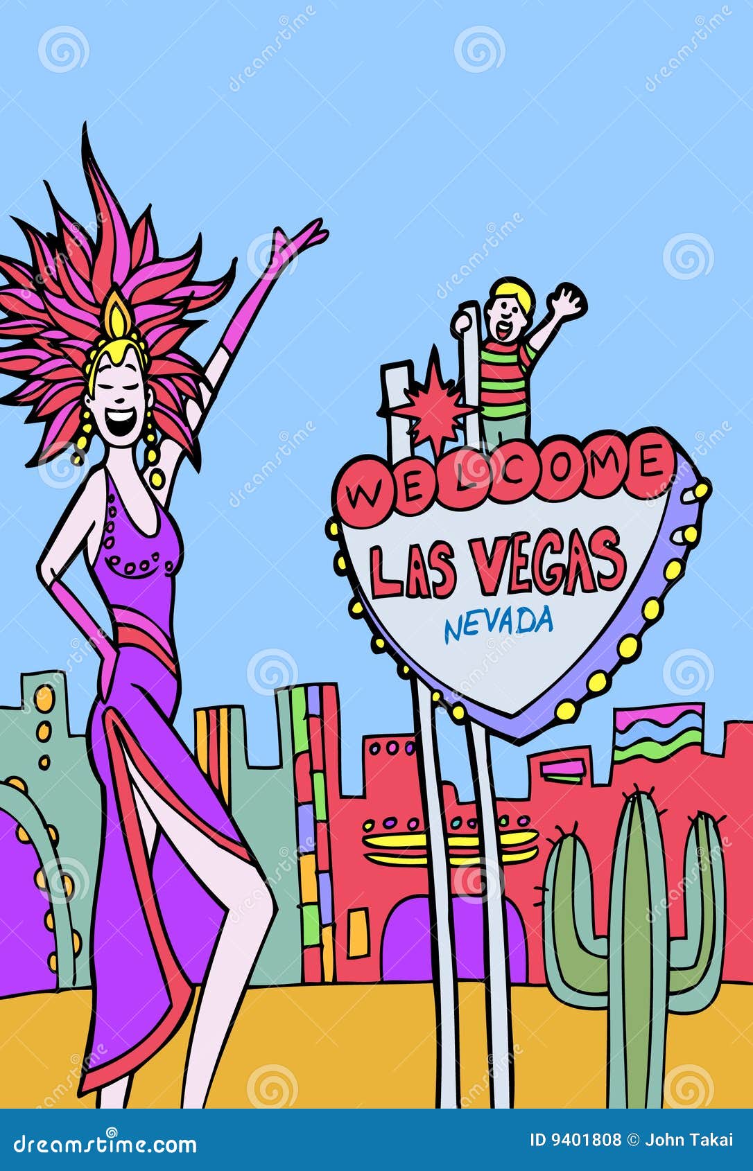 Welcome to Vegas stock vector. Illustration of model, logo - 9401808