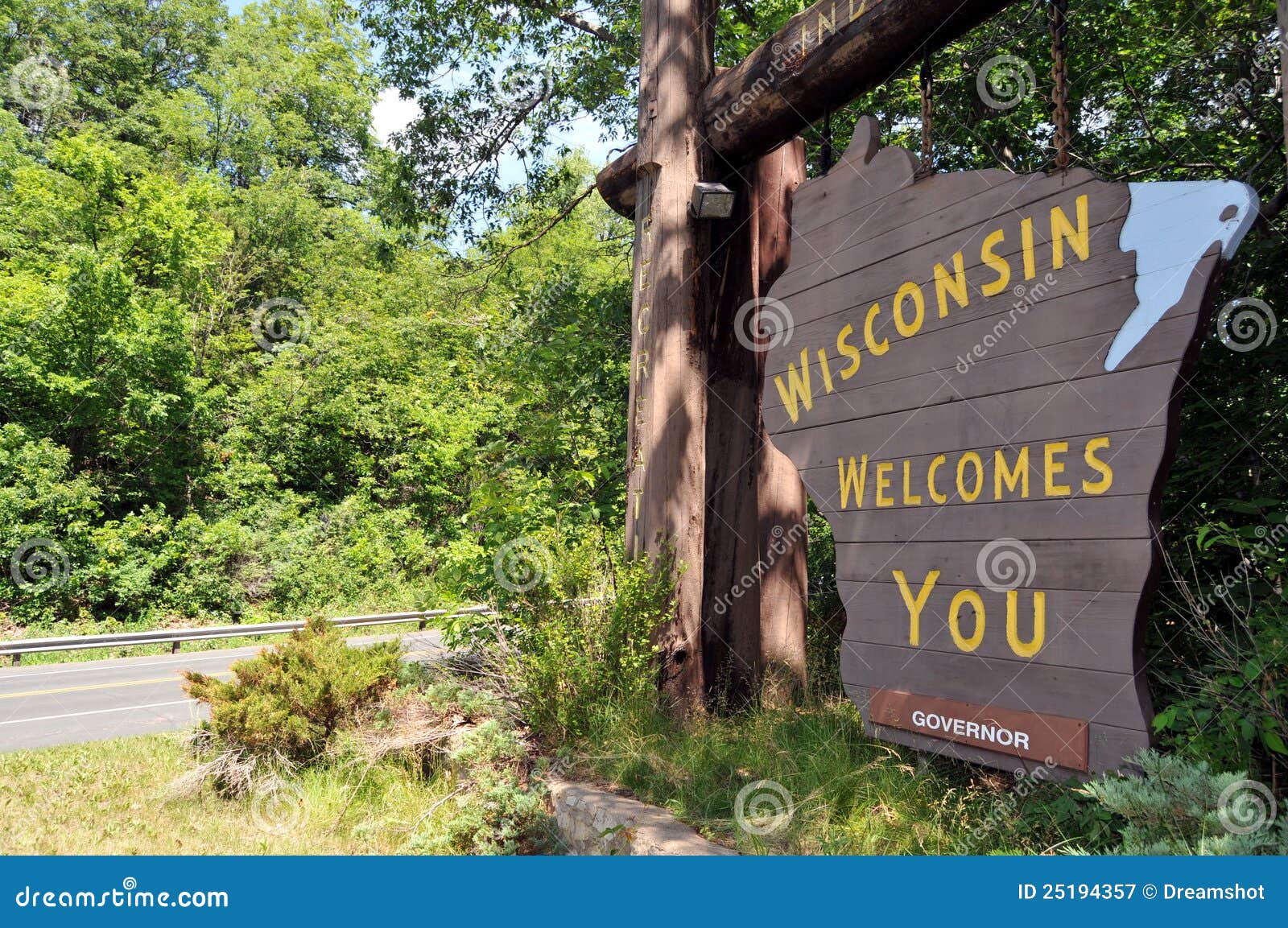 Welcome to Wisconsin stock image. Image of americana - 25194357