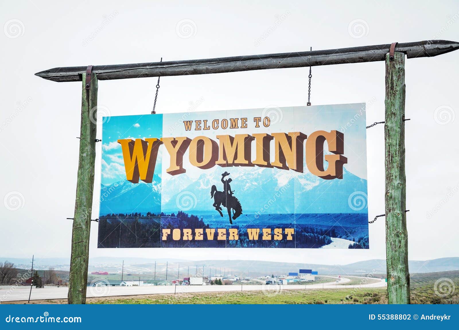 Wyoming State Border Sign Stock Photos - Free & Royalty-Free Stock ...