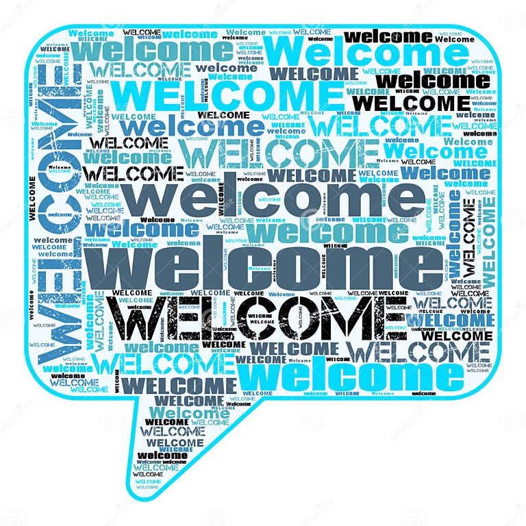 Welcome Turquoise Text Illustration Background Header Stock ...