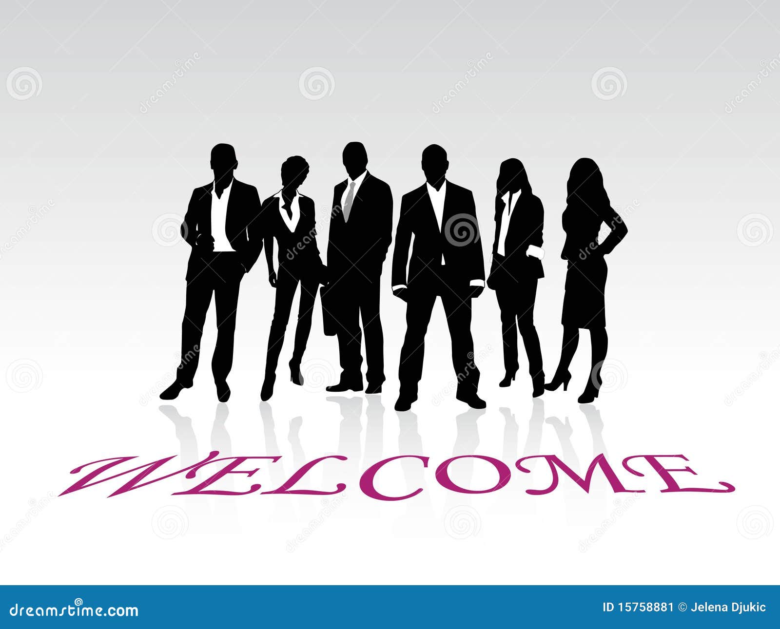 Welcome vector stock vector. Illustration of person, promotion - 15758881