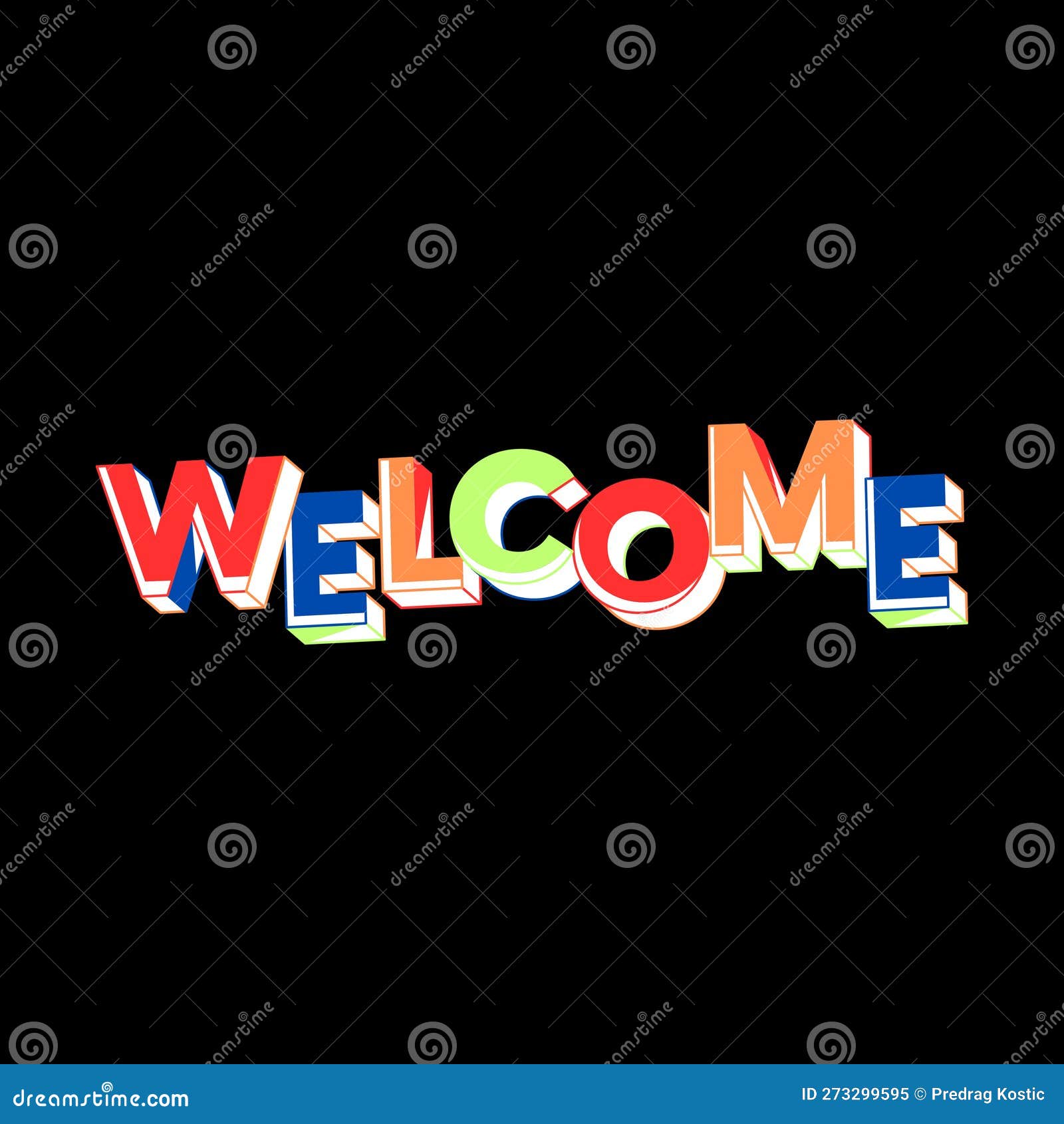 Welcome stock illustration. Illustration of circle, line - 273299595