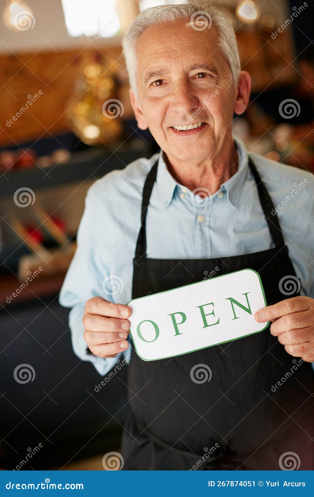 Welcome Weve Been Waiting For You Portrait Of A Senior Man Holding Up