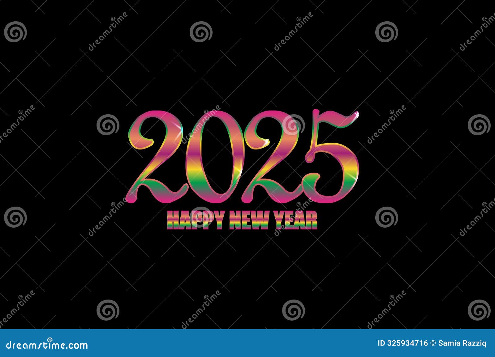 Looking Ahead the Promise of 2025 Stock Vector - Illustration of design ...