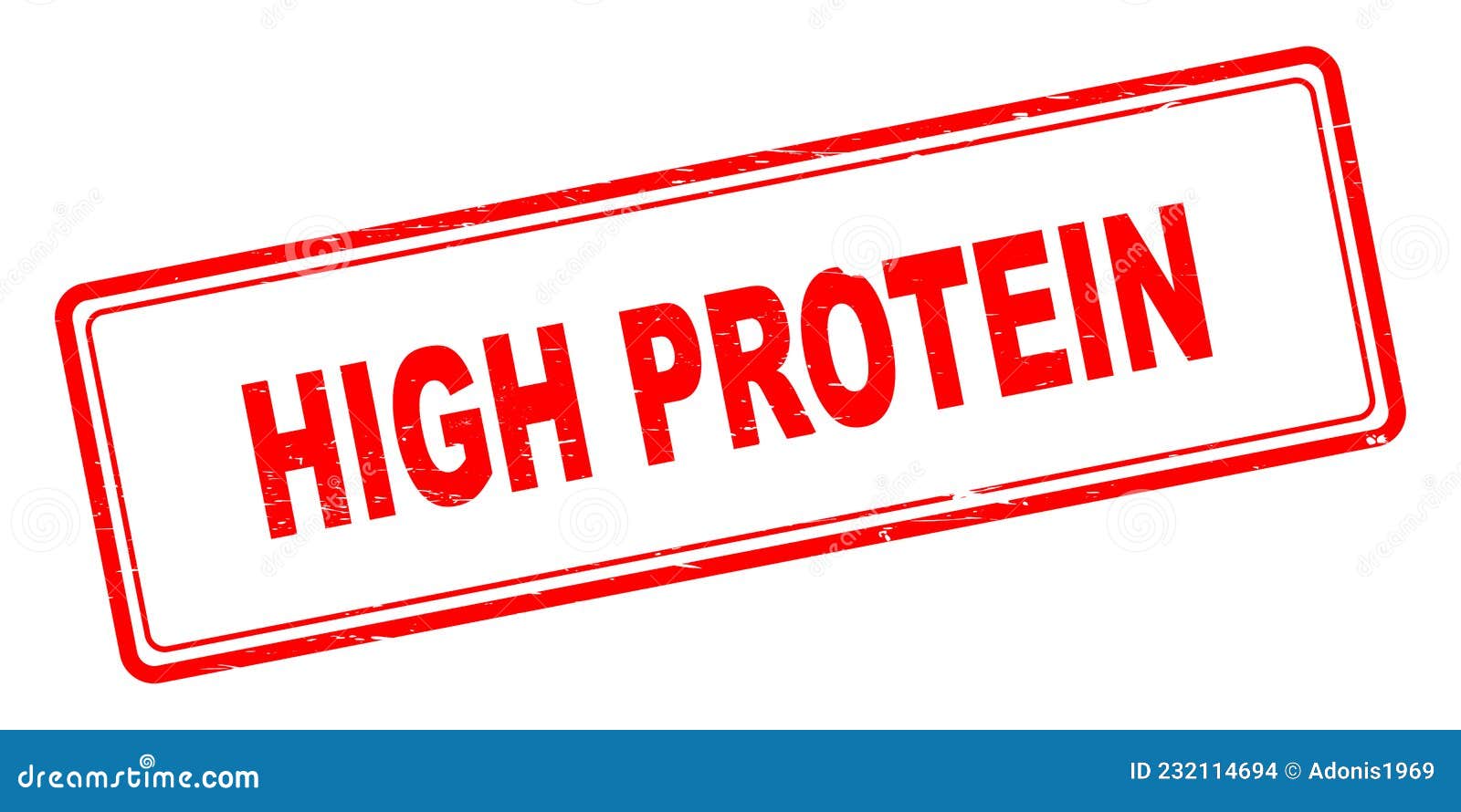 High Protein Sign Or Stamp Vector Illustration | CartoonDealer.com ...