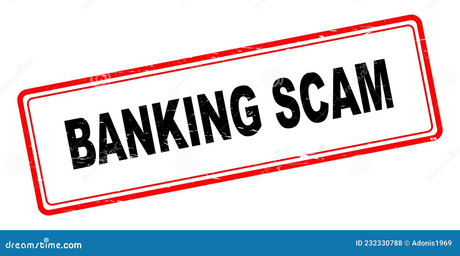 Banking Scam Stamp on White Stock Illustration - Illustration of fraud ...