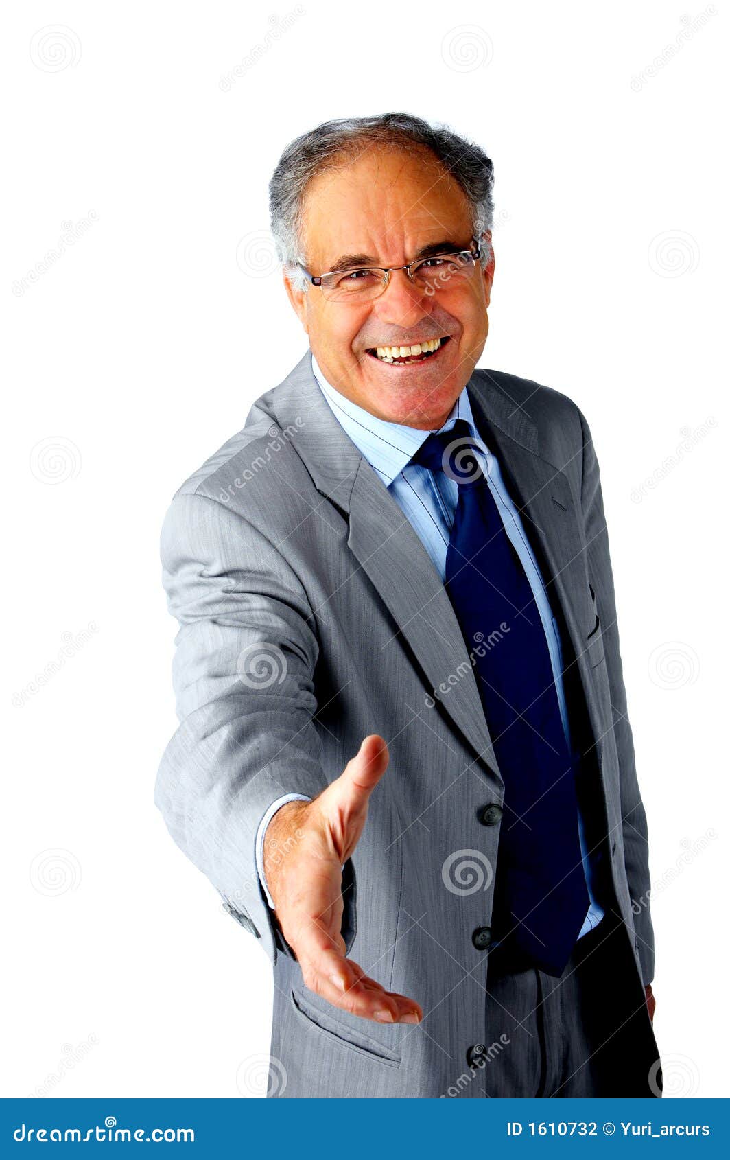 The Welcoming Business Hand Stock Photo - Image of expression ...