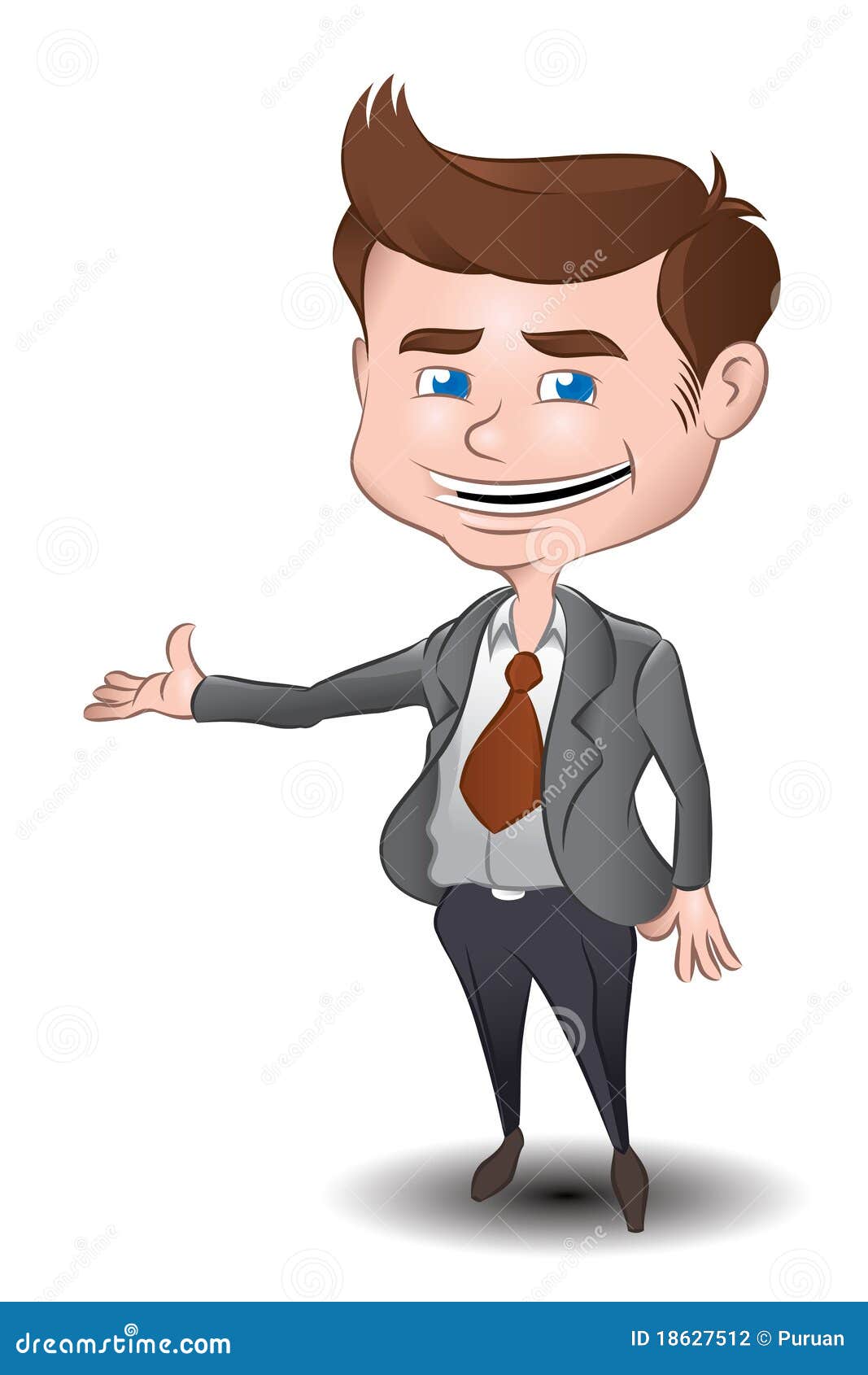 Welcoming businessman stock vector. Illustration of clip - 18627512 Welcoming businessman stock vector. Illustration of clip - 18627512