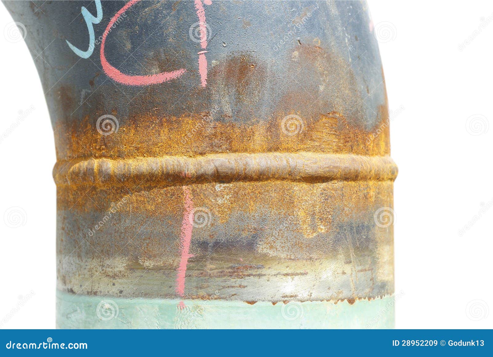 Weld Joint Welded By MAG Method. Connecting Steel Using Welding Methods ...