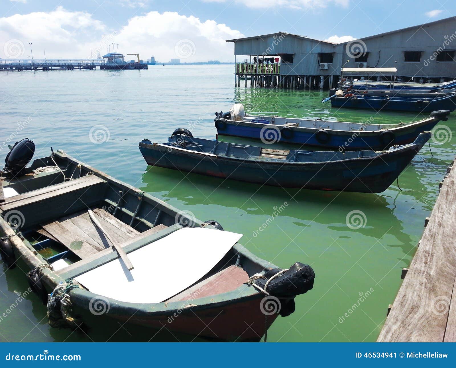The Weld Quay Settlement Penang Stock Image - Image of ethnicity ...