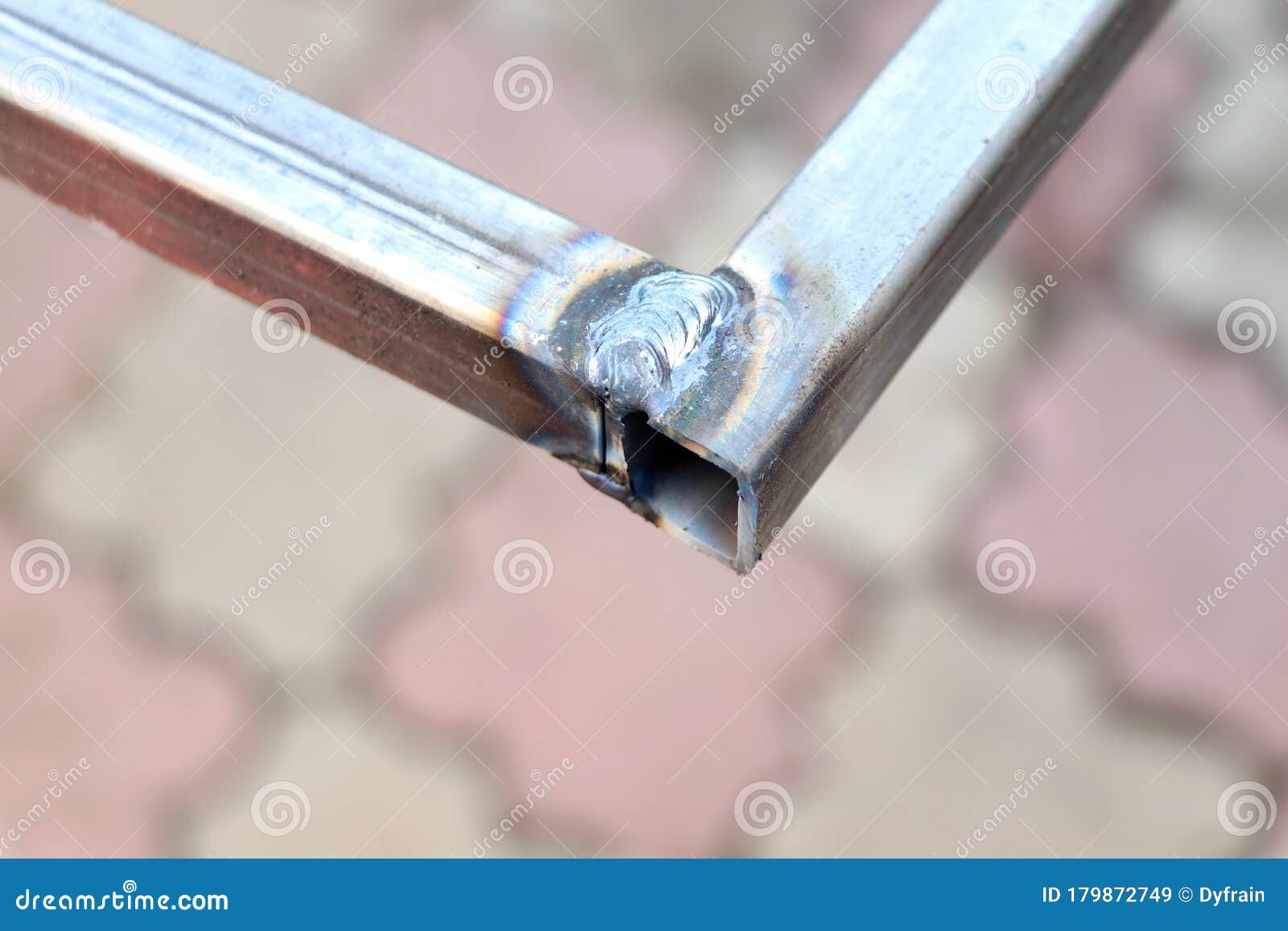Weld Seam. Metal Profile. Welding Seam. Welded Joint Stock Image ...
