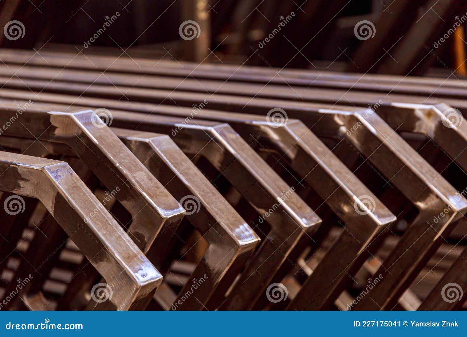 Weld. Welding of Two Y-shaped Profiles. Welding Works Plant. Stock ...