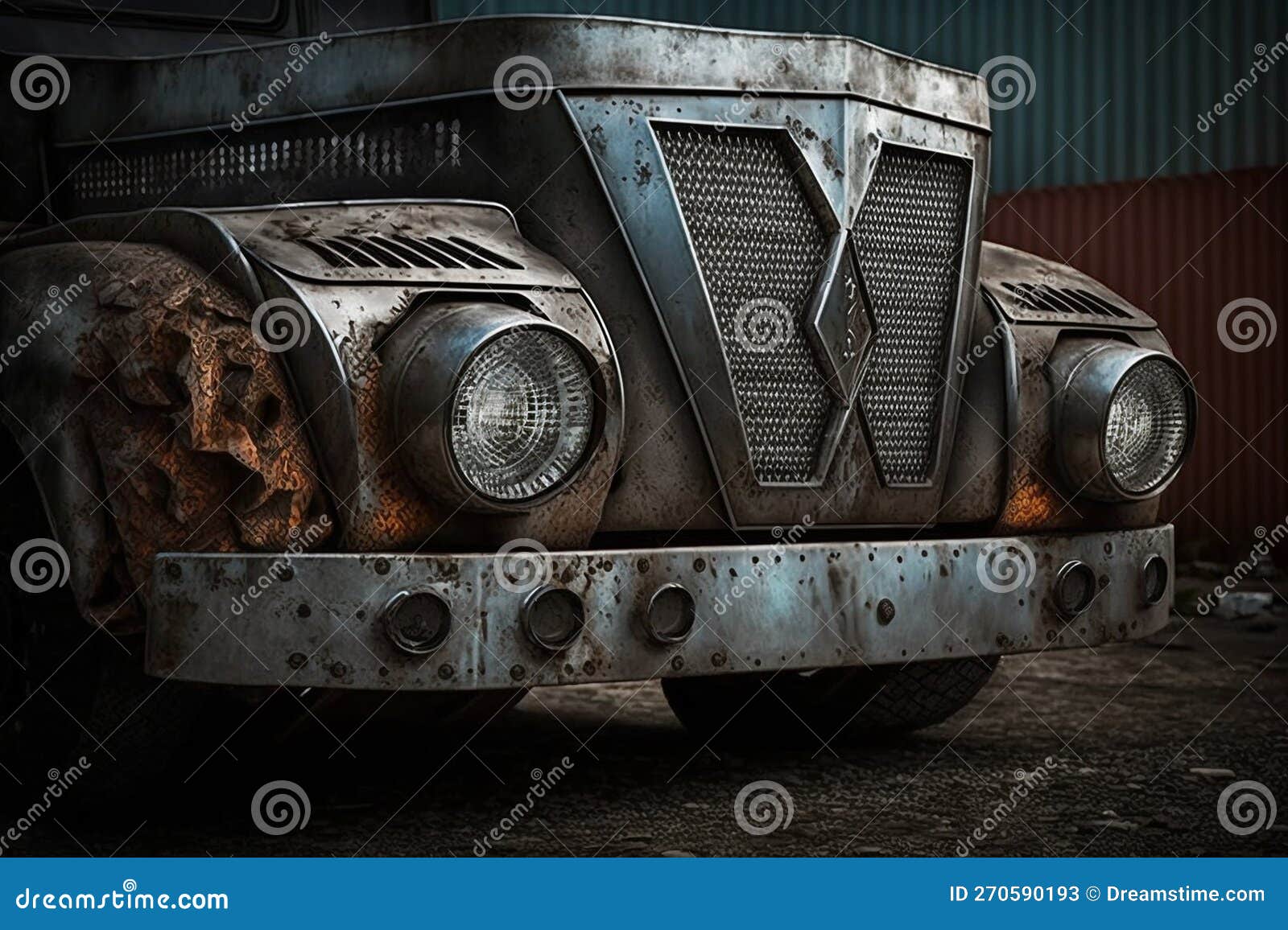 Welded Metals To Create a Car Grill, Generative Ai Stock Illustration ...