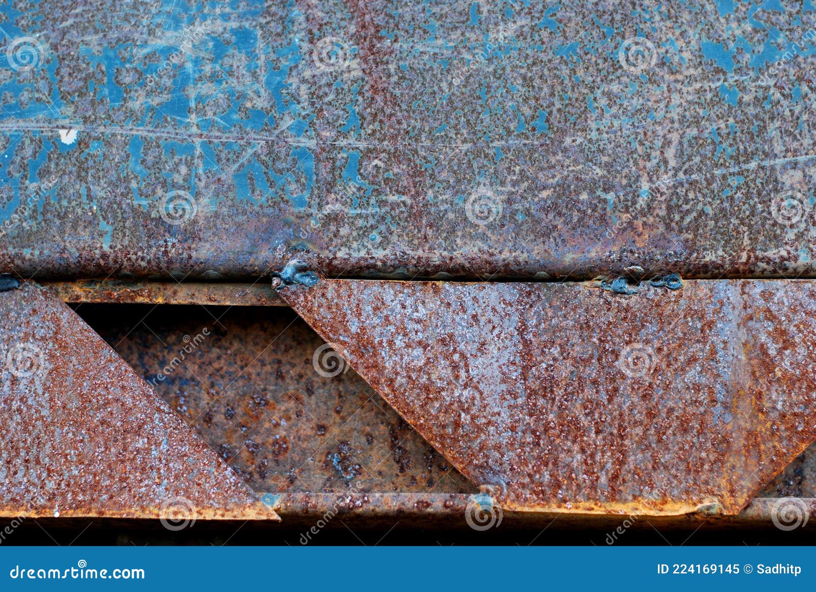 Welded Rusty Metal Texture Stock Image | CartoonDealer.com #138756721