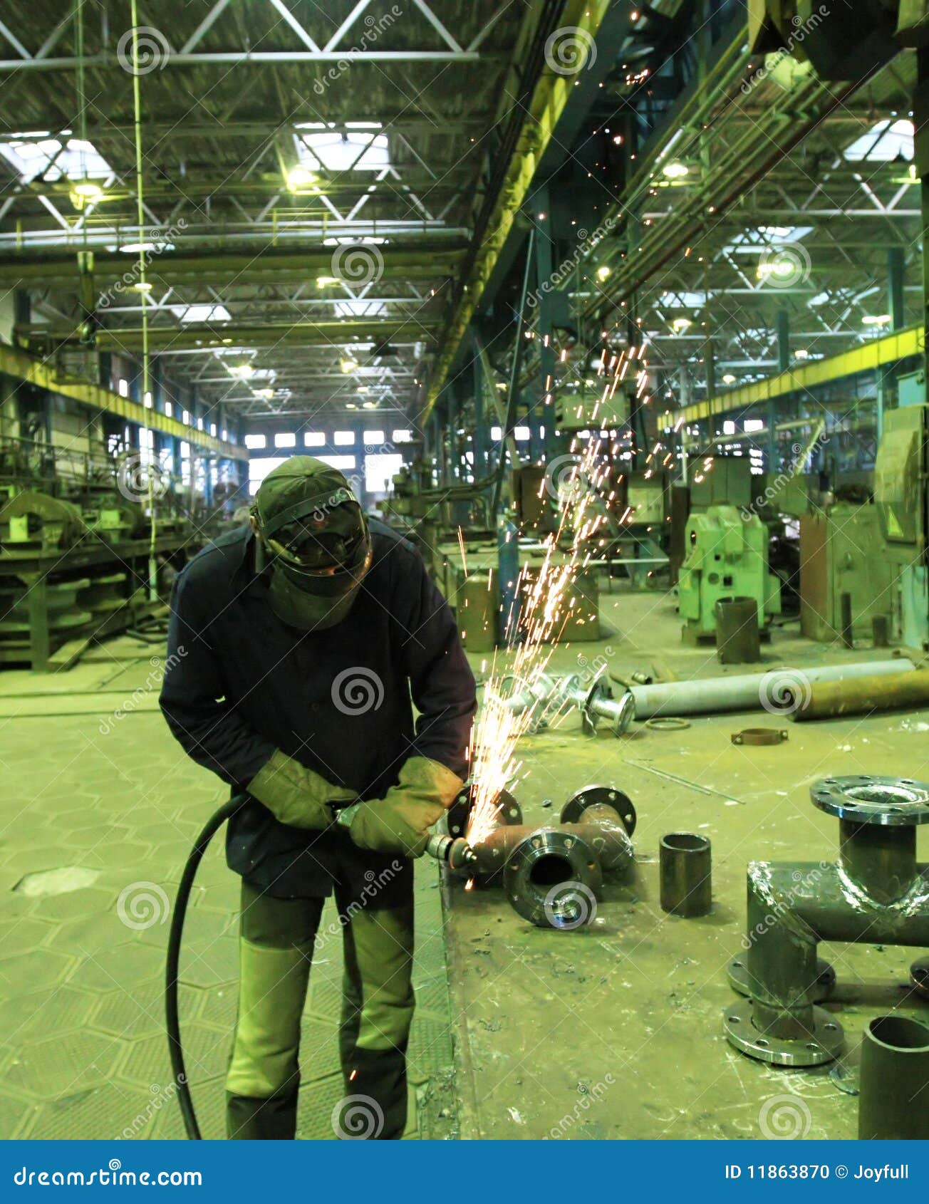 Welder stock photo. Image of mechanic, building, scene - 11863870