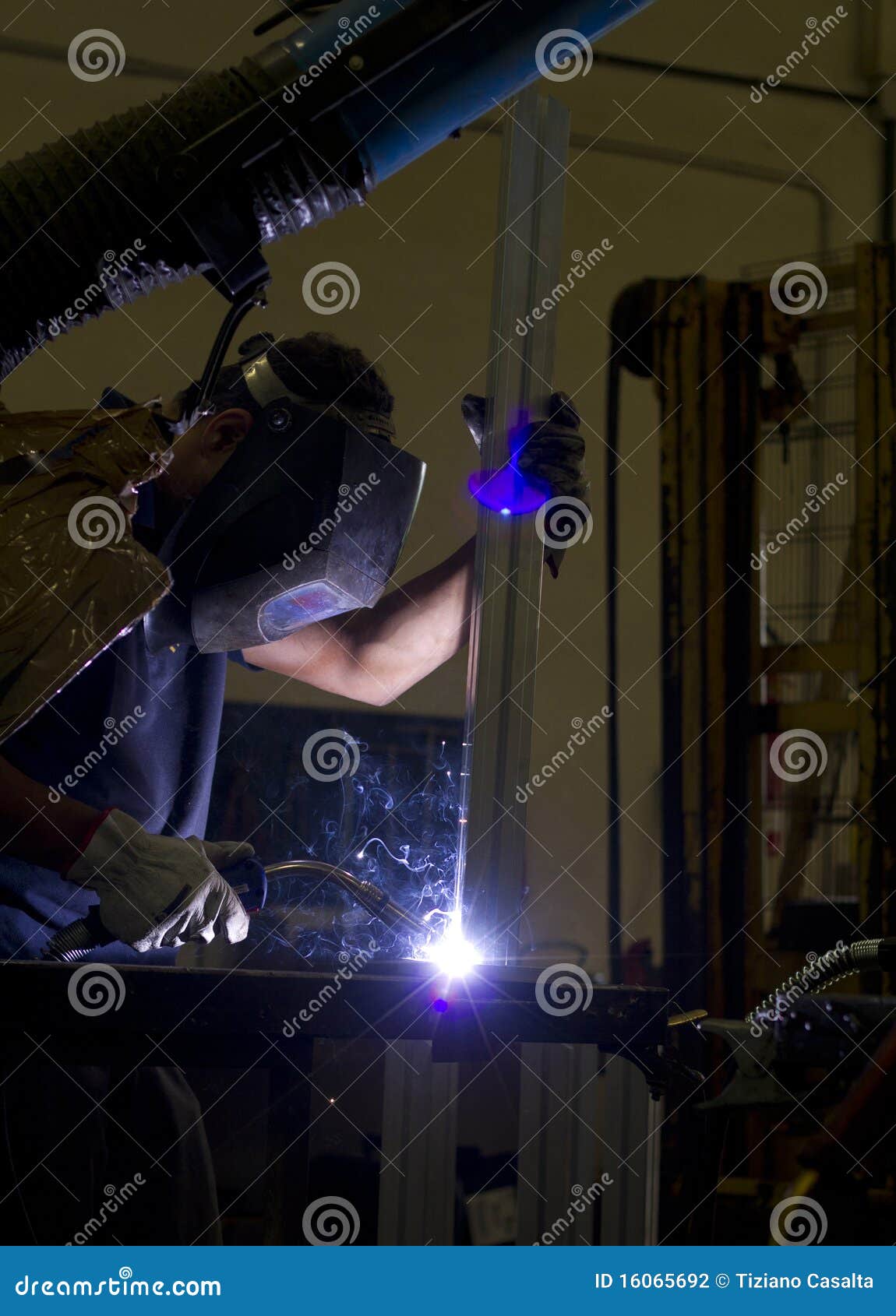 Welder stock photo. Image of manufacturing, iron, machinery - 16065692