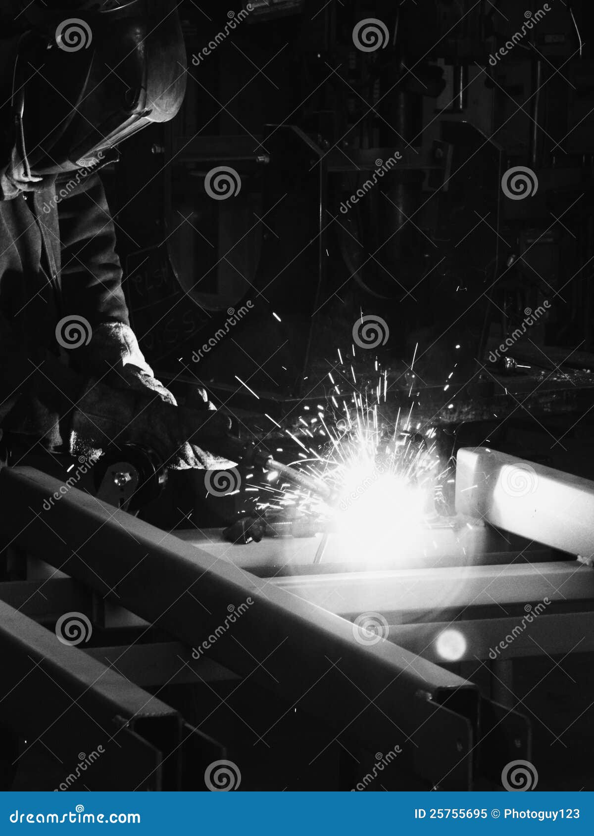 Welder stock image. Image of employee, building, tool - 25755695