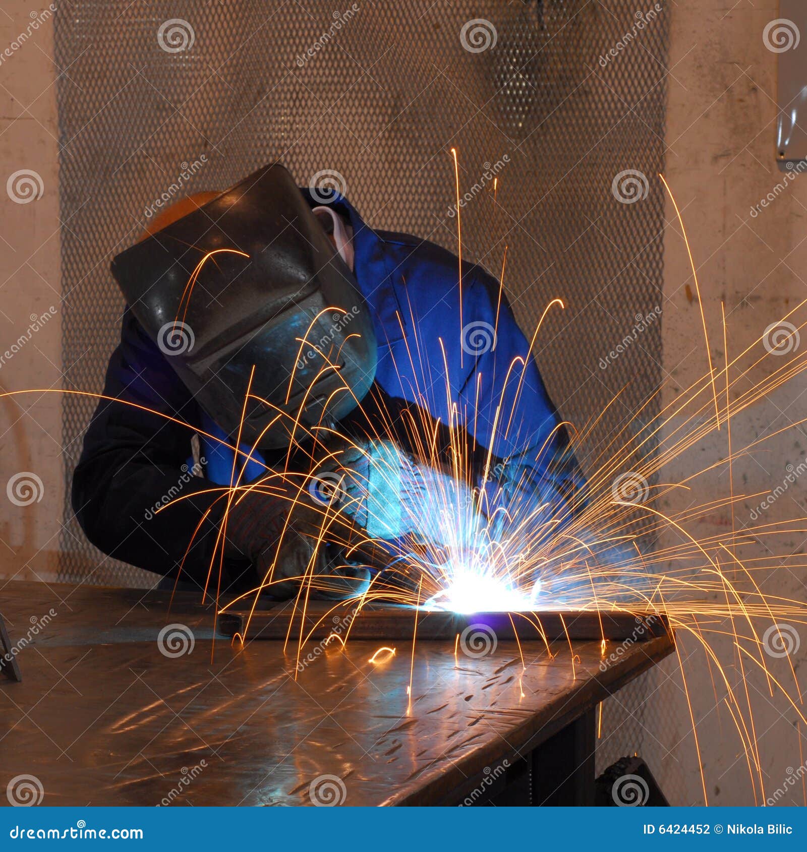 Welder stock photo. Image of metallurgy, hold, manufacturing - 6424452