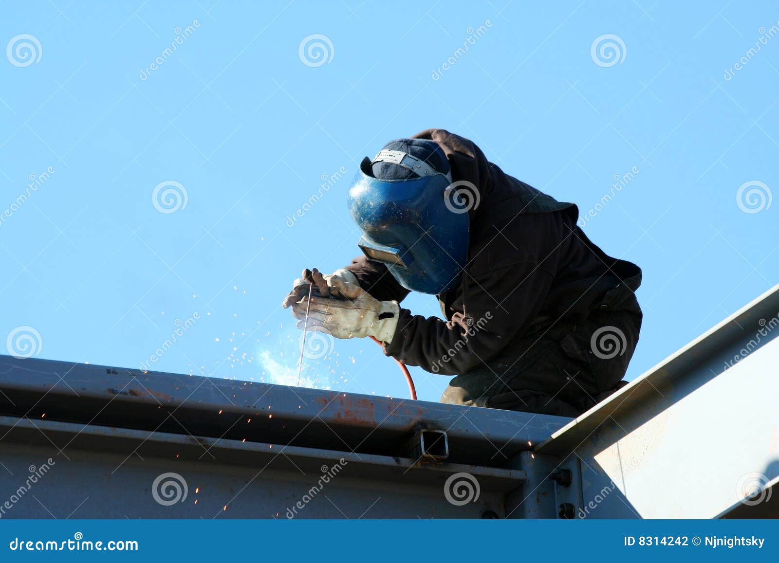 Welder stock photo. Image of assembly, construction, manufacture - 8314242